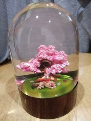 Okami Amaterasu snow globe edition Cherry blossom ball in full bloom from Japan | eBay