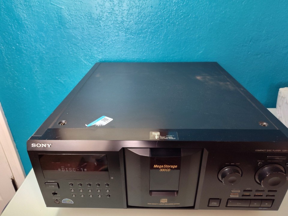 PARTS ONLY* Sony CDP-CX355 Mega Storage Compact Disc Player 300 Disc CD ...