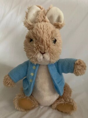 Peter Rabbit Gund Plush Bunny With Blue Jacket 8” Baby Toy | eBay