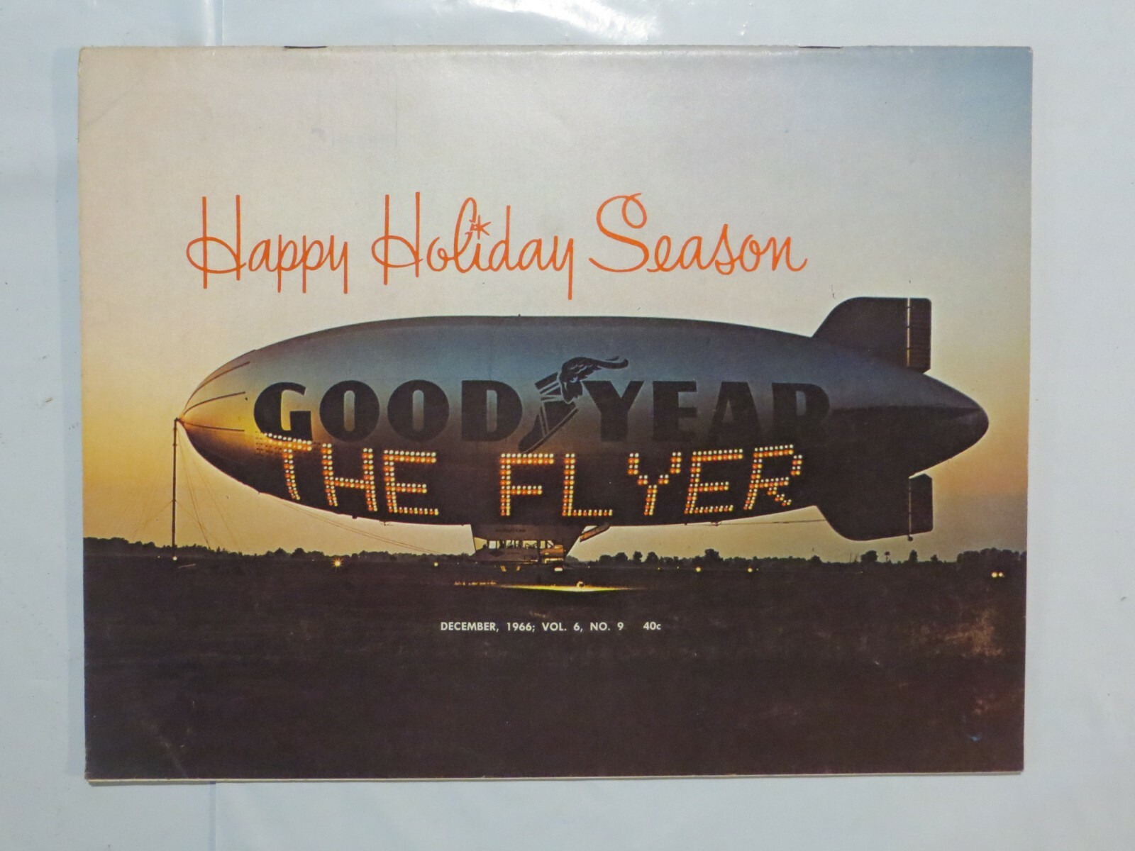 The Flyer Magazine December 1966 V6 N9 Goodyear Blimp Q1 | eBay