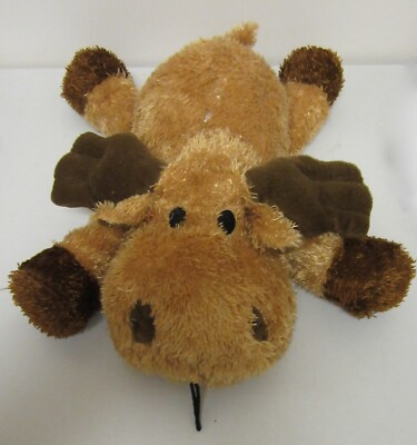 Plush Brown Moose 14" Grunt Sounds | eBay
