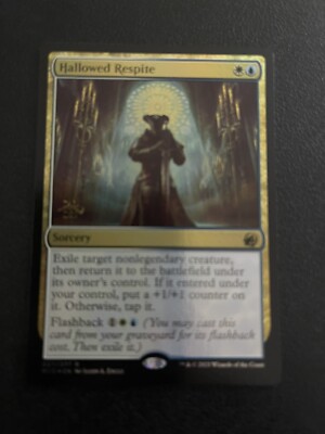 Hallowed Respite Innistrad Midnight Hunt Prerelease Foil Promo MTG Magic Sorcery | eBay