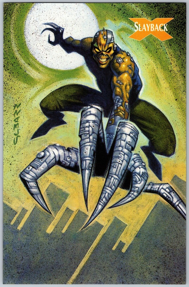 Mutant Massacre Slayback Comic Poster Fleer Ultra X-Men Art Original ...