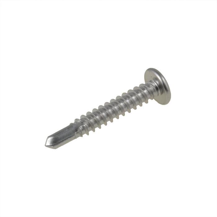 10g-16 x 22mm Wafer Square (SQ2) Metal Self Drilling Screw Stainless ...