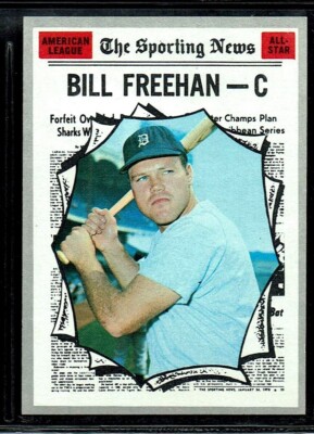 1970 TOPPS BASEBALL DETROIT TIGERS BILL FREEHAN ALL-STAR AS INSERT CARD ...