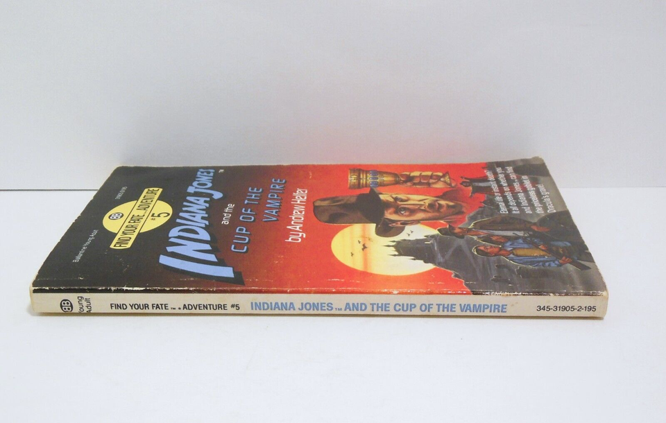 Indiana Jones and the Cup of the Vampire 1984 FIRST EDITION Andrew ...