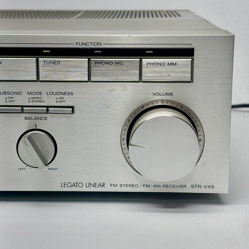 Vintage Sony Stereo FM-AM Silver Face Reciever STR-VX5 Clean, Tested ...