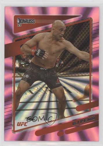 2022 Donruss UFC Holo Pink Laser BJ Penn #156 | eBay