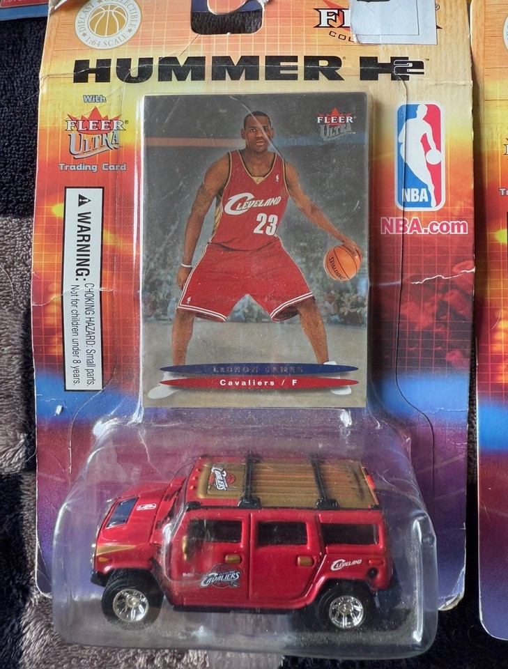 LOT 2003-04 Fleer Ultra Rookie Card SEALED diecast Hummer H2 LeBRON ...
