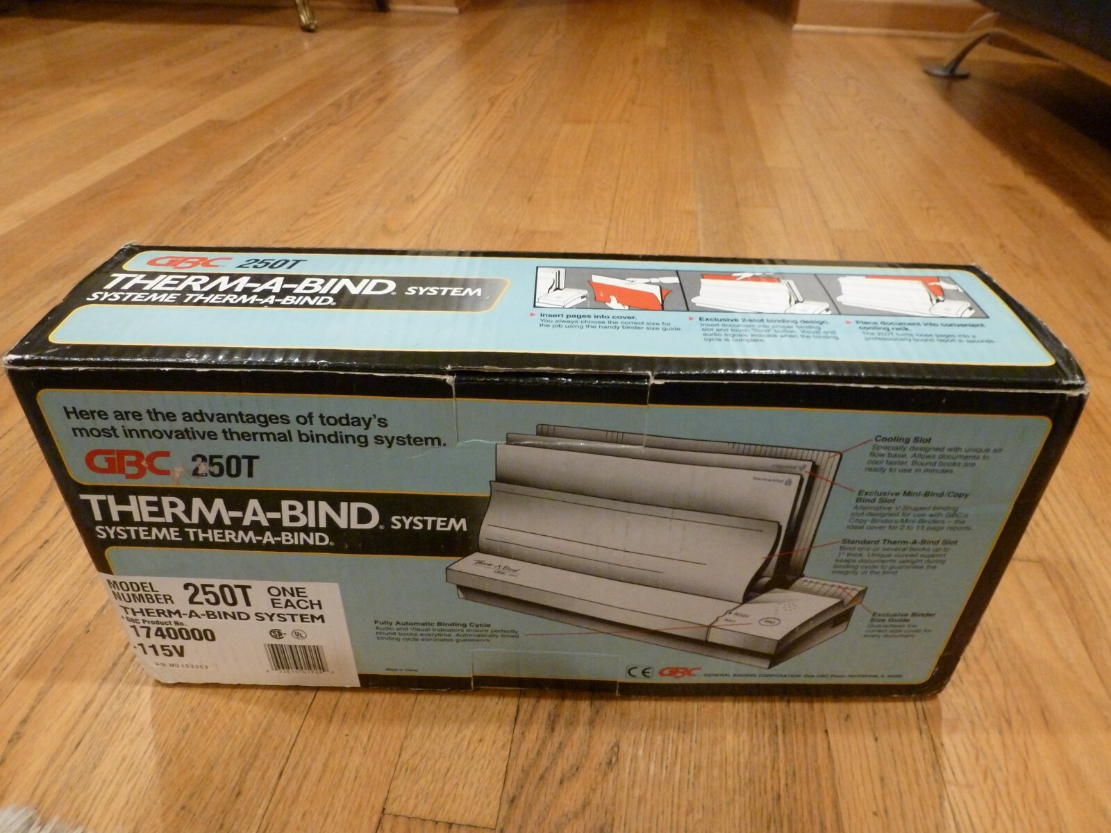 GBC THERM-A-BIND System 250T Automatic Thermal Binding Binder | eBay