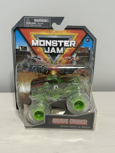 2024 Monster Jam GHOST CREW CHASE Grave Digger Spin Master Series 35 ...