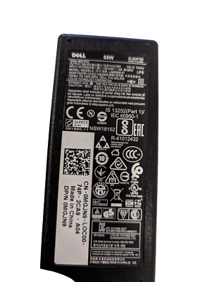 Dell LA65NS2-01 65W Laptop Power Adapter charger 19.5V 3.34A 6TM1C PA ...