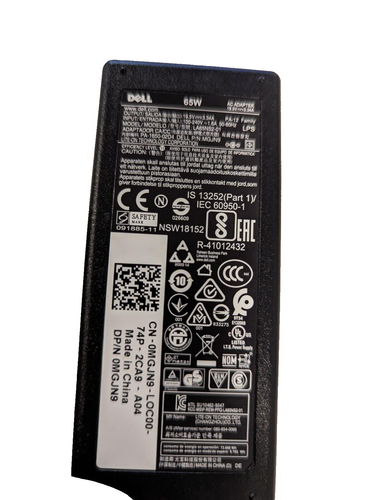 Dell LA65NS2-01 65W Laptop Power Adapter charger 19.5V 3.34A 6TM1C PA ...