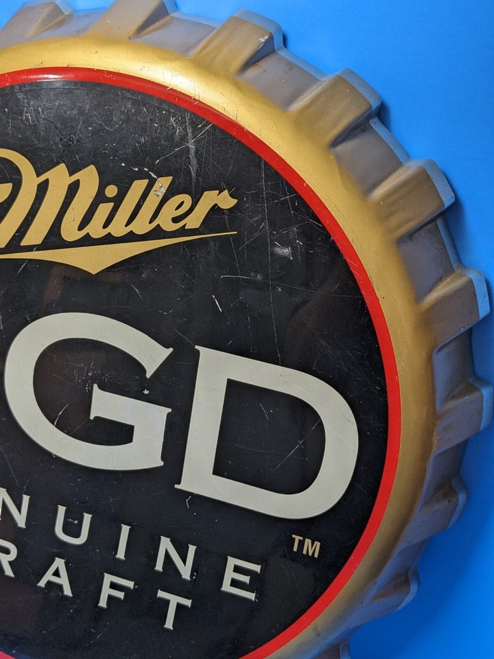 MGD Miller Genuine Draft Bottle Cap Sign | eBay