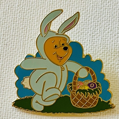 Disney Winnie The Pooh As Easter Bunny Pin | eBay