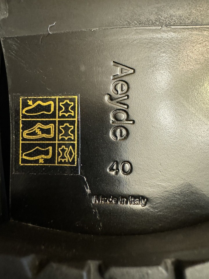 Aeyde Ruth Chunky Leather Loafer Sz 40 $425 | eBay