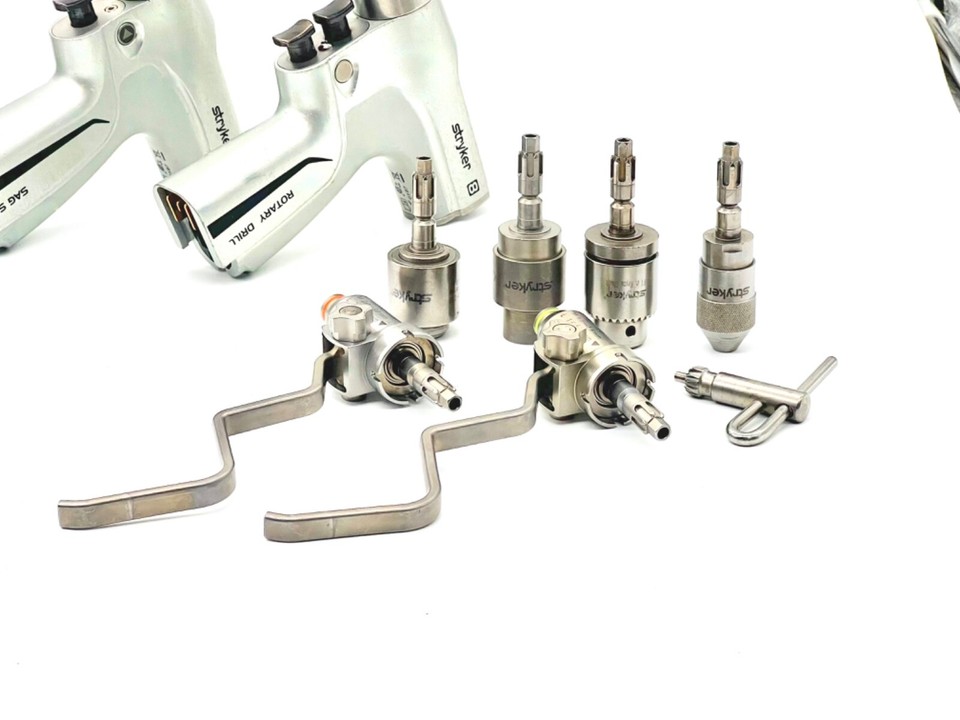 Stryker | System 8 Large Bone Set with Rotary Drill, Sag Saw, Recip Saw ...