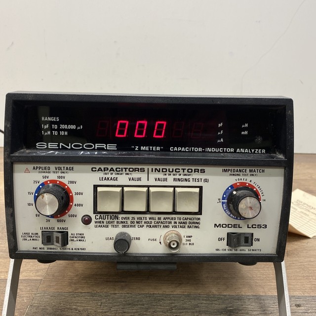 Sencore LC53 Capacitance and Inductance Meter for sale online | eBay