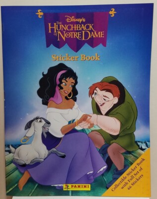 The Hunchback Of Notre Dame Sticker Book with Set Of Mint Unstuck ...