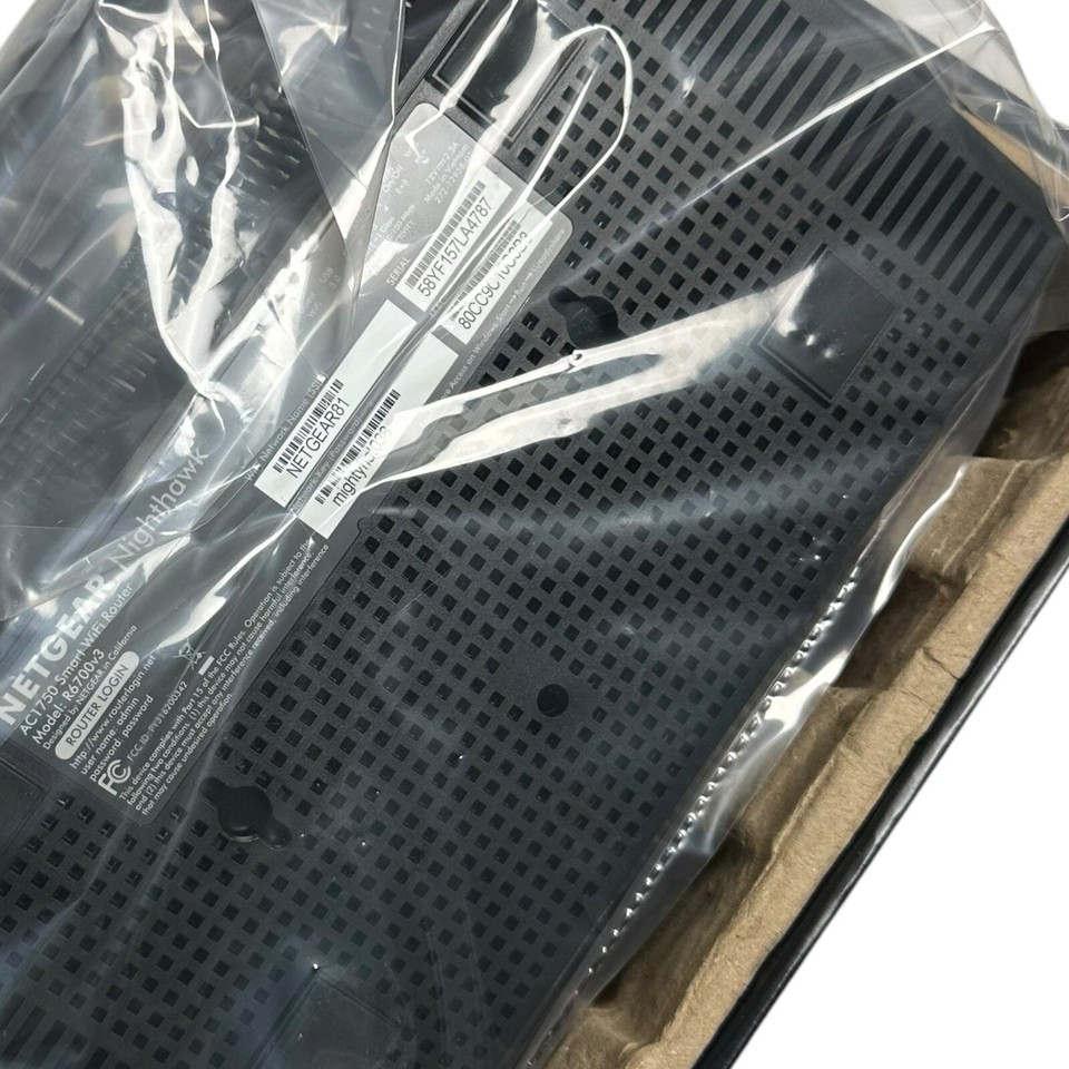 Netgear R7600 Nighthawk AC1750 Smart WiFi Router R6700-100NAS (OPEN BOX ...