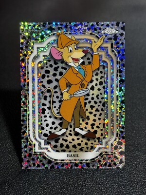 2024 Topps Chrome Disney Basil #056/101 Black Silver Dalmatian ...