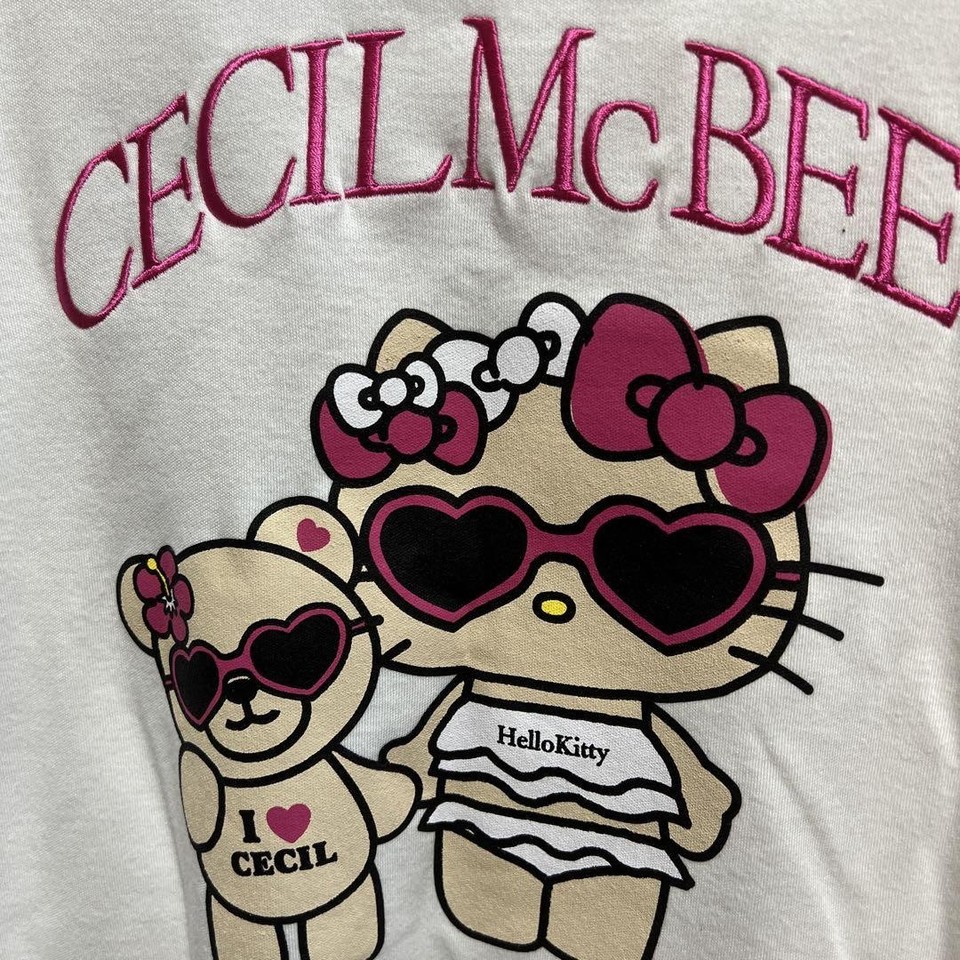 Hello Kitty Cecil Macbee Collaboration T-Shirt Don Quijote Limited ...