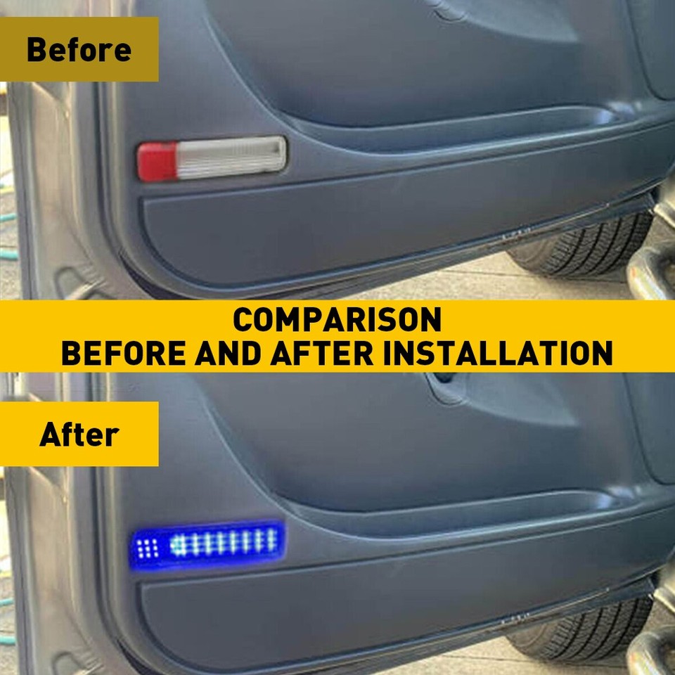 2X Blue LED Door Courtesy Light Fit Chevrolet & GMC C/K 1995-06 ...