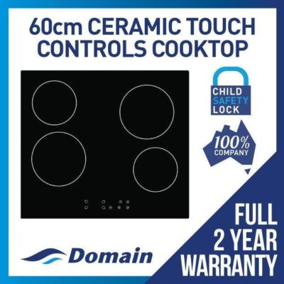 60cm CERAMIC GLASS TOUCH CONTROL ELECTRIC COOKTOP / COOK TOP / COOKER ...