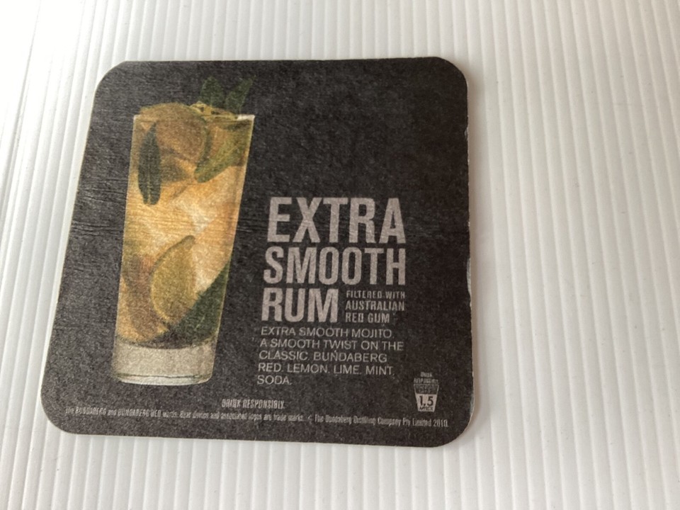 1 x Bundaberg Rum “ Extra Smooth Rum ,., “ Australian Issue COASTER | eBay