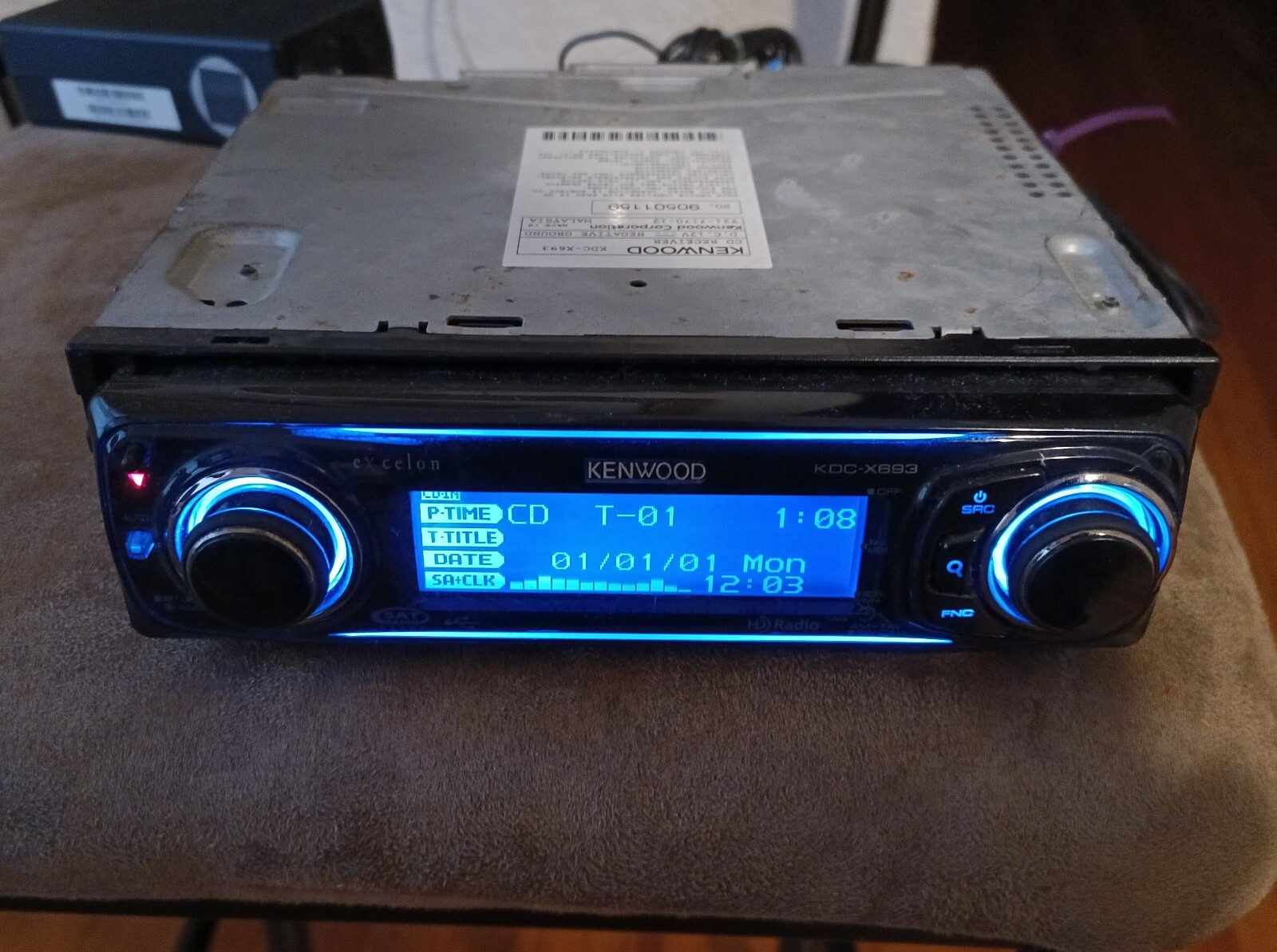 Kenwood Excelon KDC-X693 Car Stereo Radio In Dash | 1 DIN | CD Player ...