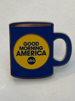 Good Morning America Mug ABC D23 Expo Disney Pin (C6) | eBay