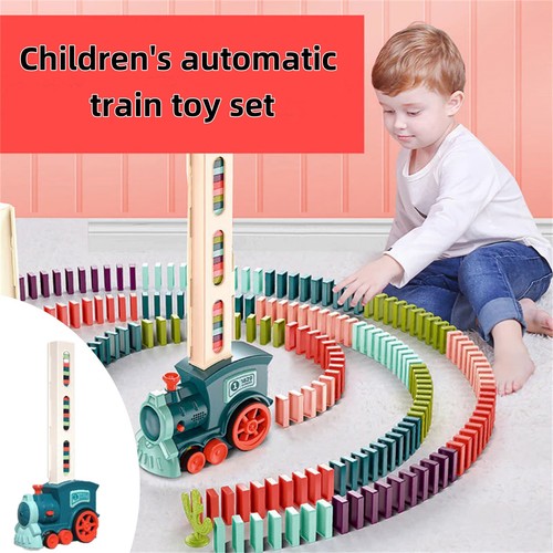 Ultimate Creative Domino Train Toy Dominoes Automatic Stacking Game ...