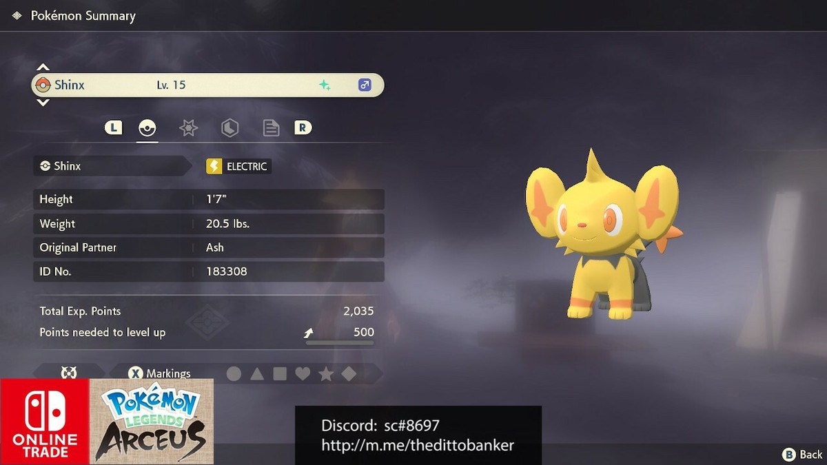 Shiny Shinx Pokemon X