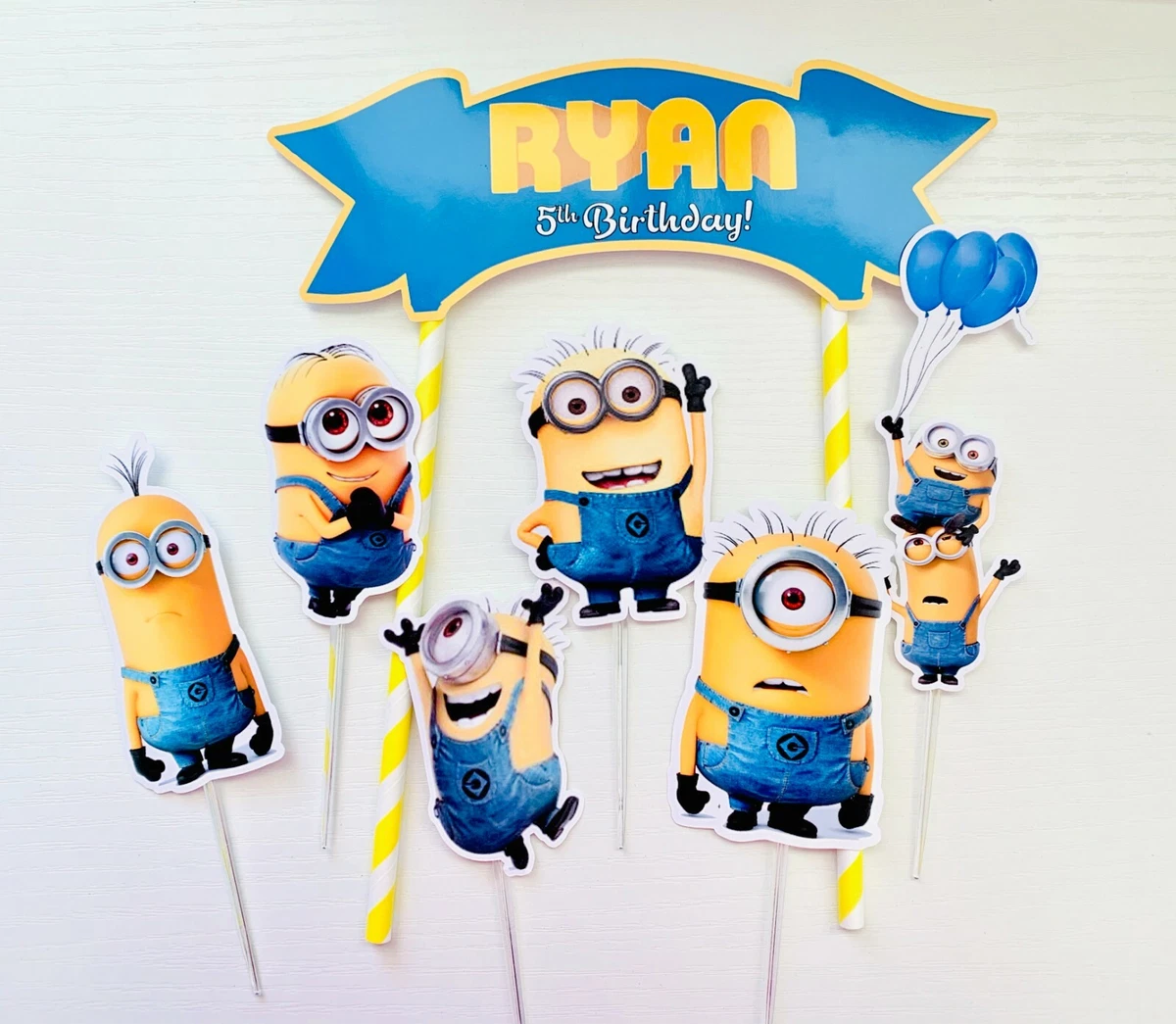 Despicable Me Birthday Cake Toppers