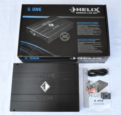 HELIX G ONE 1x 920W RMS 1Ohm, SQ CLASS 1-CHANNEL, REMOTE CONTROL, NEW ...