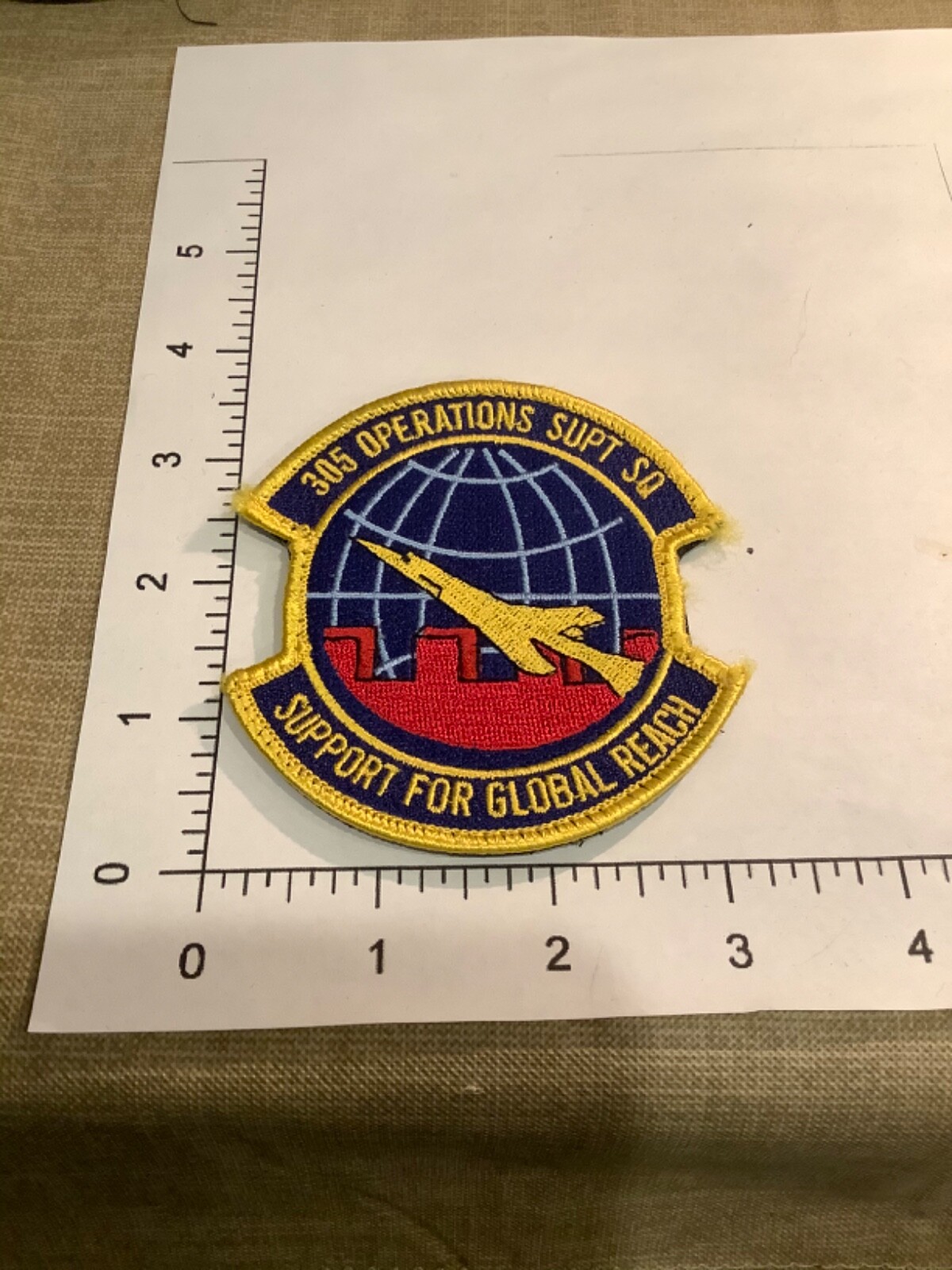 LARGE U.S.A.F. 305TH OPERATIONS SUPPORT SQUADRON PATCH (A) | eBay