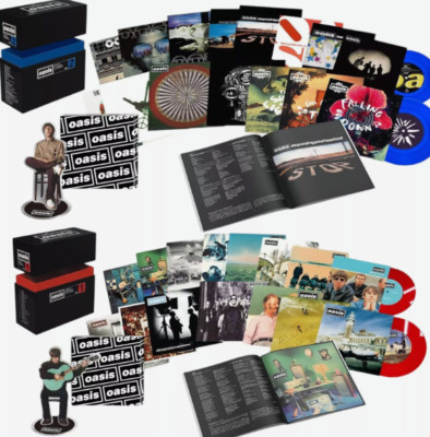 Oasis Complete 7inch Single Collection BOX Vol.1 & Vol.2 Vinyl Limited ...