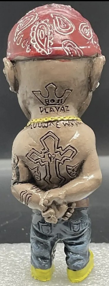 Tupac Shakur Hip Hop Rapper Action Figure Mini Resin Figures Ornament ...