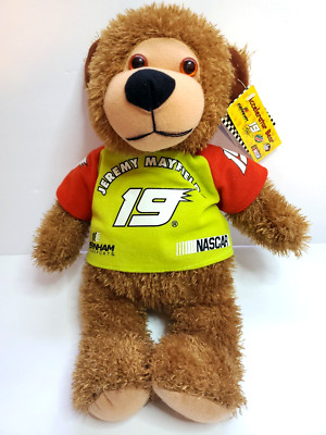 Nascar Gift Jeremy Mayfield 19 Teddy Bear Accelerator Collectible ...