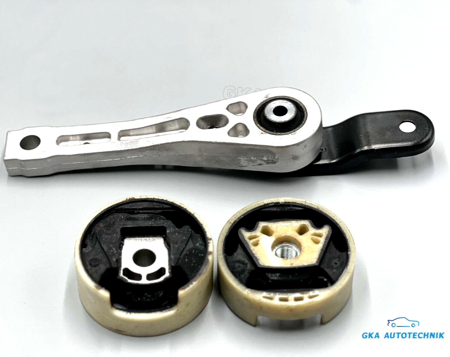 3x FEBI MOTORLAGER OBEN UNTEN HINTEN für AUDI A3 8P VW GOLF V PASSAT 3C ...