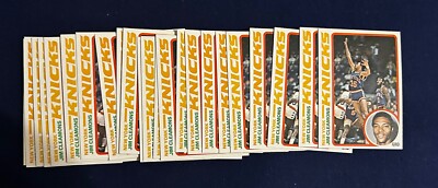 RAZOR SHARP LOT OF 24 NMMT OR BETTER 1978 TOPPS BASKETBALL #31 JIM ...