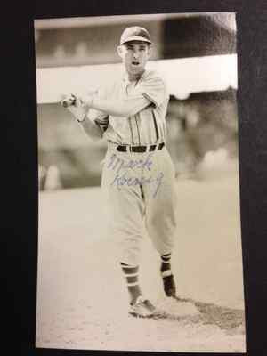 Mark Koenig Autographed (NY Yankees, Tigers, Cubs, Reds,Giants ...