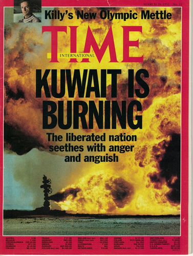 TIME Magazine 1991 March 18 KUWAIT Is Burning Killy New Olympic Mettle ...