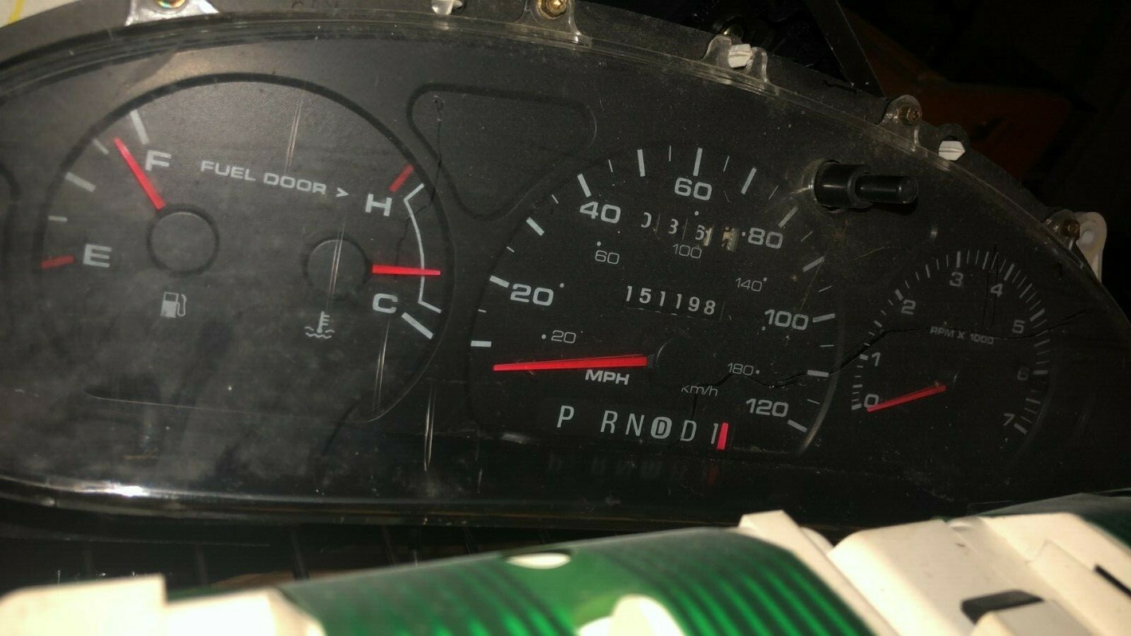2000 FORD TAURUS SPEEDOMETER MPH W/O FLEX FUEL 7000 RPM TACH | eBay
