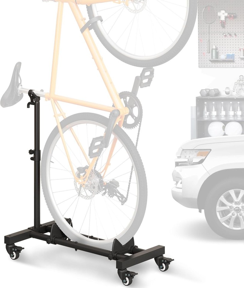 Vertical Bike Stand, Freestanding Indoor Bike Storage Rack Upright ...