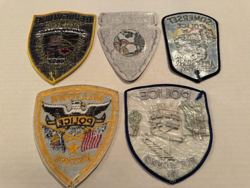 Wisconsin Police Patch Lot of 5 | eBay