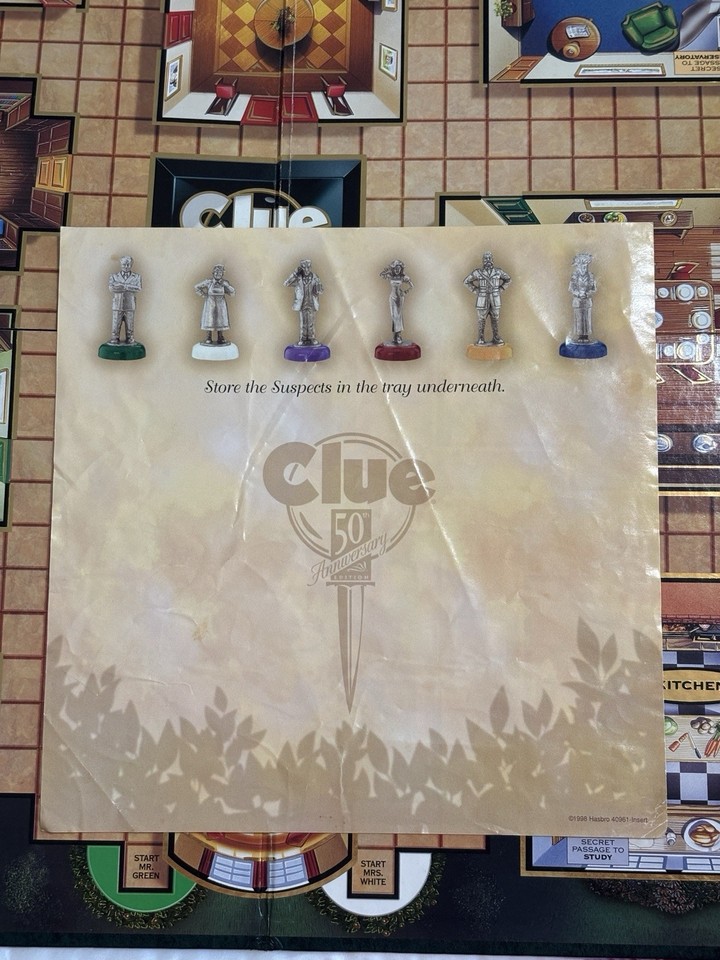 Vintage Clue-50th Anniversary Edition Board Game – Collector's Tin ...