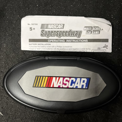 NASCAR Racing Electronic Handheld Techno Source Video Game 2005 TESTED ...