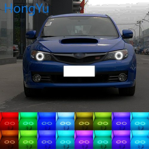 Multi-Color LED Angel Eyes Halo Rings Kit for Subaru Impreza WRX STI ...