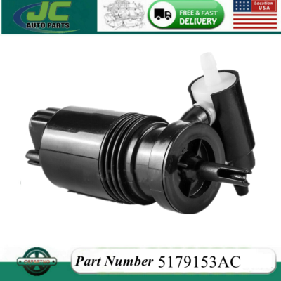 🔥Windshield Washer Pump & Grommet 5179153AC Fit Jeep Grand Cherokee ...
